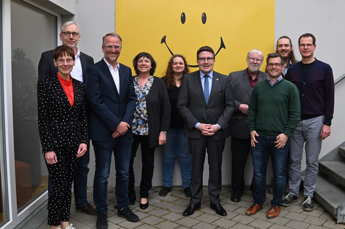 Landrat Schauder besucht Jugendhilfe Creglingen